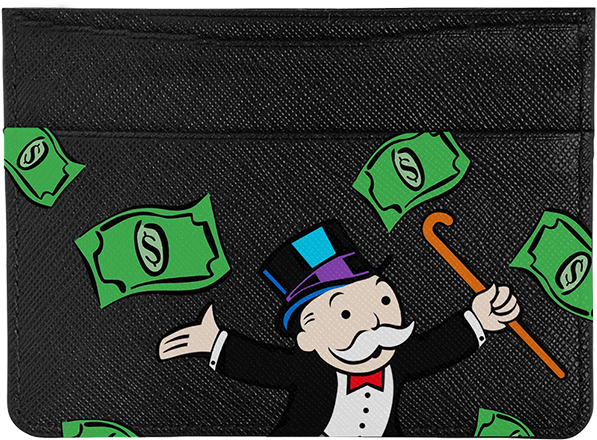 Monopoly Card Holder - Monopoly Man - (650x650) Png Clipart Download