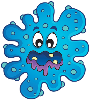 Germs Theme Set 1 - Germs Clipart - (362x399) Png Clipart Download