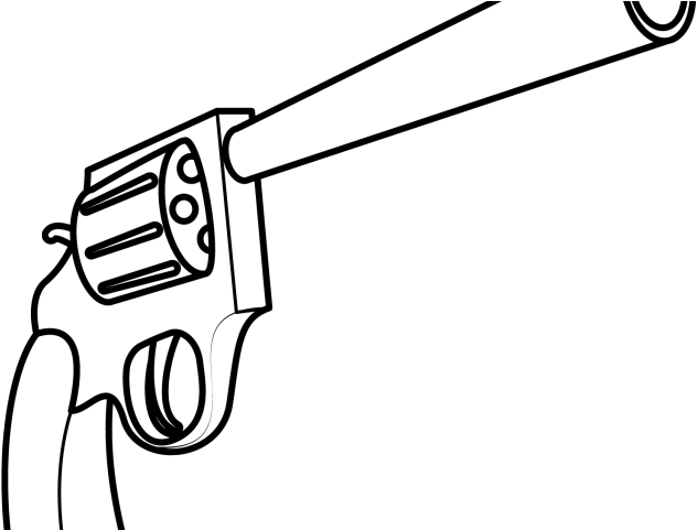 Drawn Rifle Handgun - Drawing - (640x480) Png Clipart Download