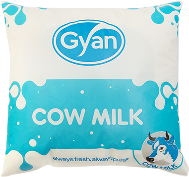 Gyan Cow Milk - Gyan Milk - (500x481) Png Clipart Download