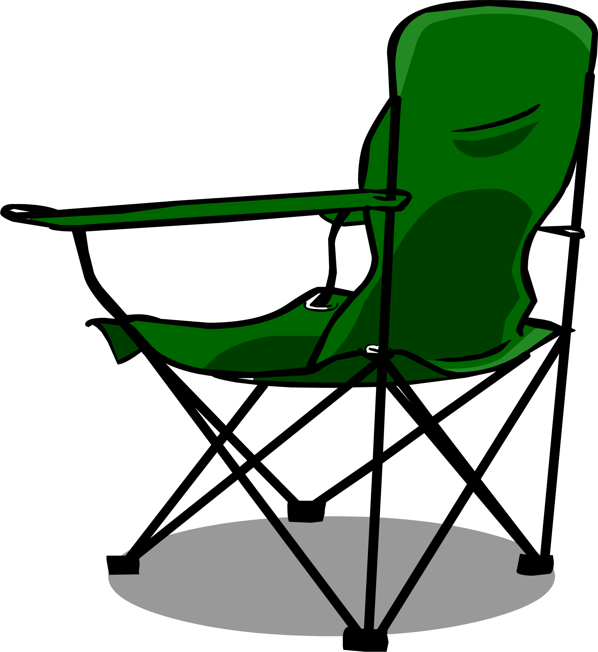 Camping Chair Sprite 006 - Camp Chair Clipart - Full Size PNG Clipart ...