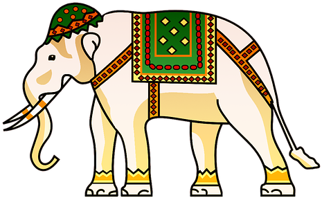 Elephant, Indian, Animal, Design - Indian Elephant Transparent ...