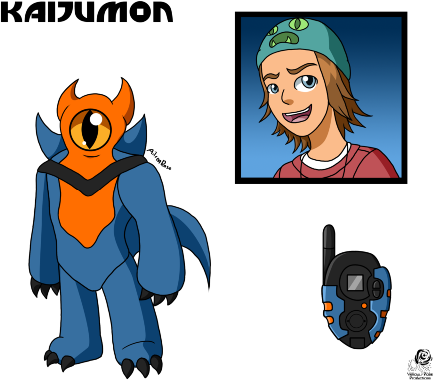 Digimon Hero - Drawing - (964x829) Png Clipart Download