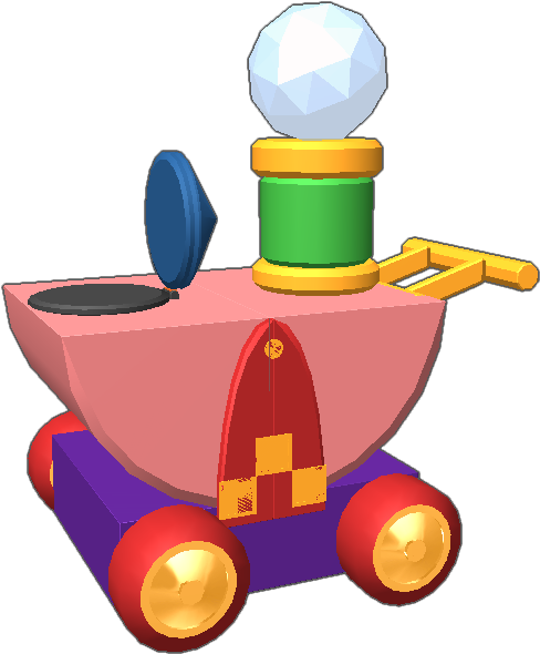 From Paper Mario - Push & Pull Toy - (768x768) Png Clipart Download