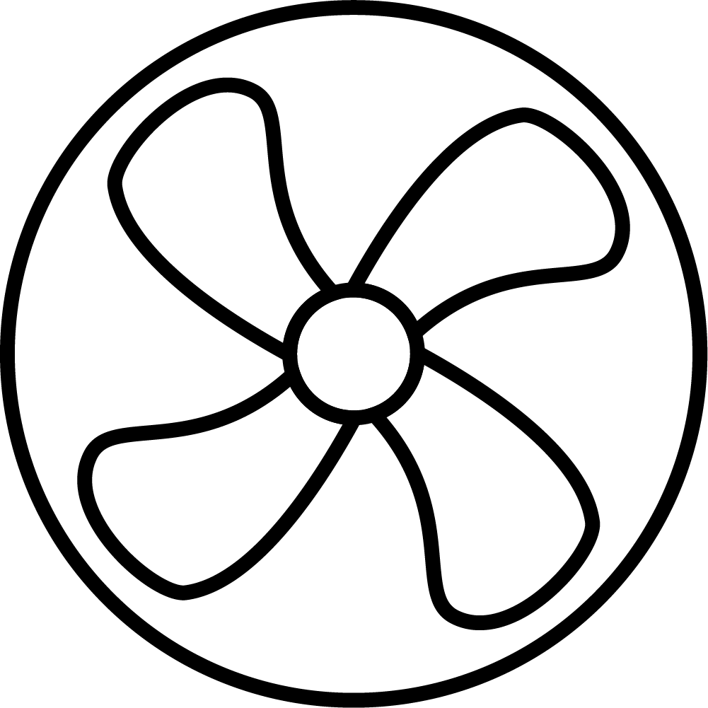 Fan Drawing Clip Art - Drawing - (1001x1001) Png Clipart Download