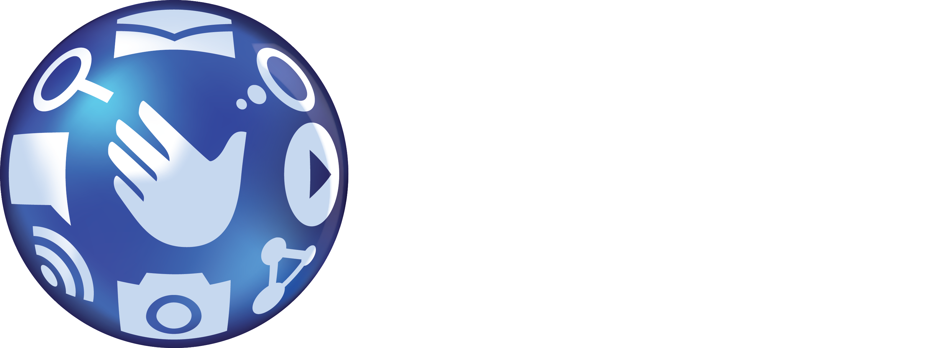 Globe Telecom Logo White - (3170x1181) Png Clipart Download
