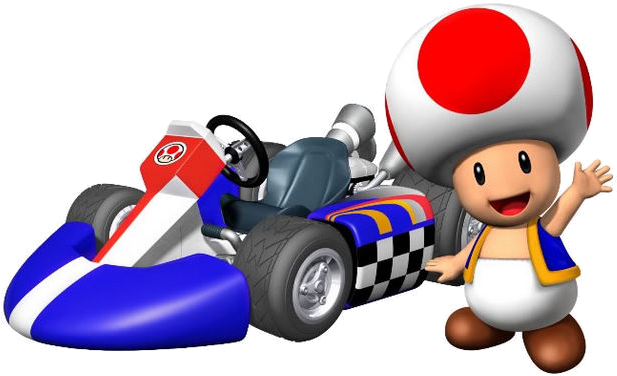 Toad - Mario Kart Baby Toad - Full Size PNG Clipart Images Download