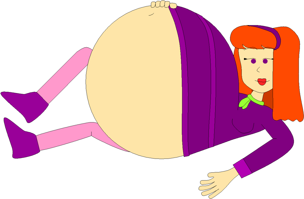 Daphne Resting Her Belly By Angry-signs - Comics - (1024x667) Png ...