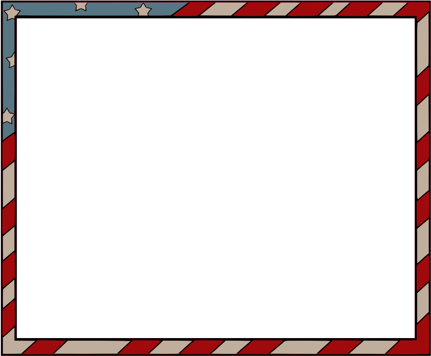 Lace Border Clip Art - Memorial Day Powerpoint Template - (999x824) Png ...