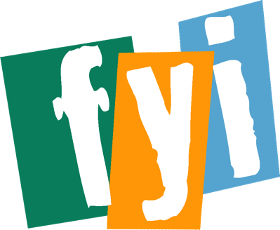 Logo White Letters - Fyi Png - (399x328) Png Clipart Download