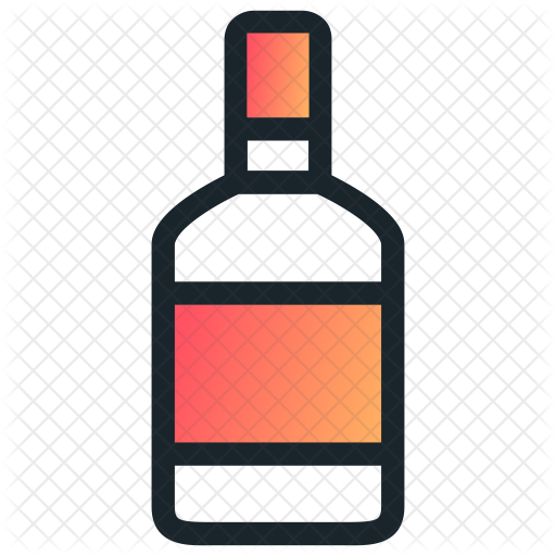 Liquor Bottle Icon - Liquor - (512x512) Png Clipart Download