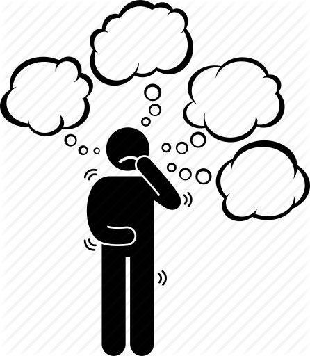 Thinking Person - Person Thinking Icon - Full Size PNG Clipart Images ...