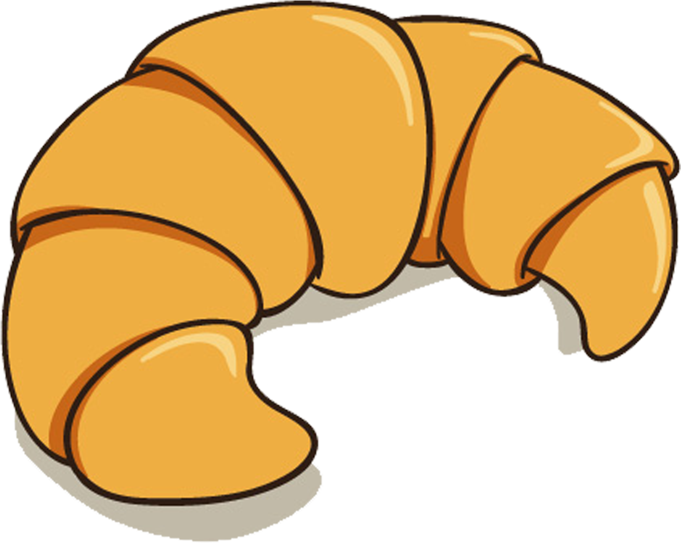 Croissant Breakfast Bread - Bread Png Cartoon - (2480x2340) Png Clipart ...