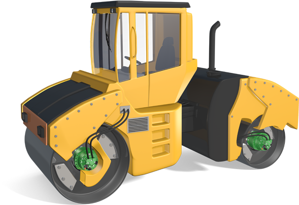 Road Roller - Roadroller Png - (620x418) Png Clipart Download