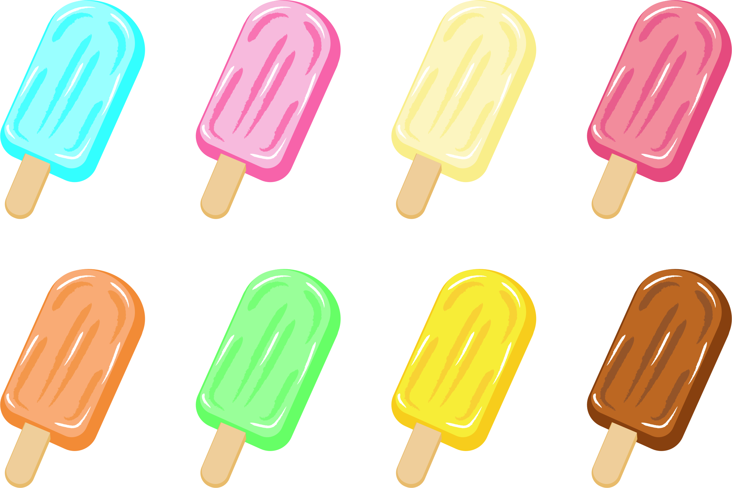 Big Image - Popsicle Clipart - (2376x1584) Png Clipart Download