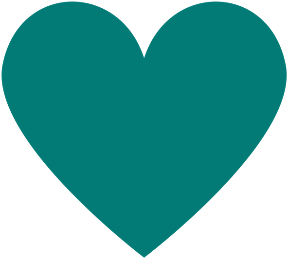 Heart Turquoise - (800x800) Png Clipart Download