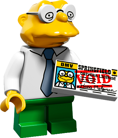 Everything Goes Wrong For Poor Hans Moleman - Lego Minifigures The ...