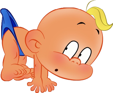 Funny Cartoon Baby Clip Art Images Are On A Transparent - Transparent ...