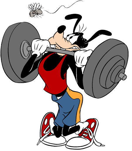 Funny Weightlifting Pictures With Captions - Cartoon Characters Lifting ...