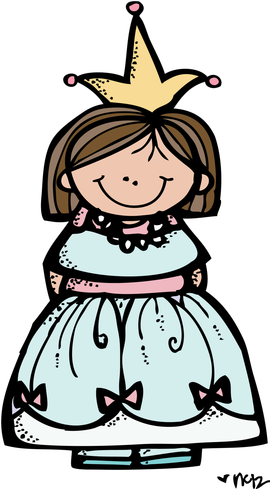 Craft - Melonheadz Princess Clipart - (901x1600) Png Clipart Download
