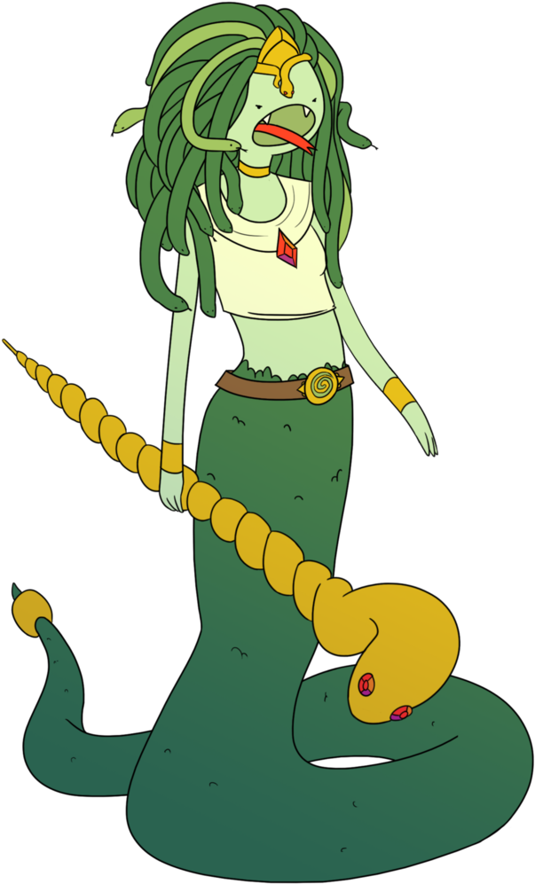Medusa Clipart God - Cartoon - (736x1086) Png Clipart Download
