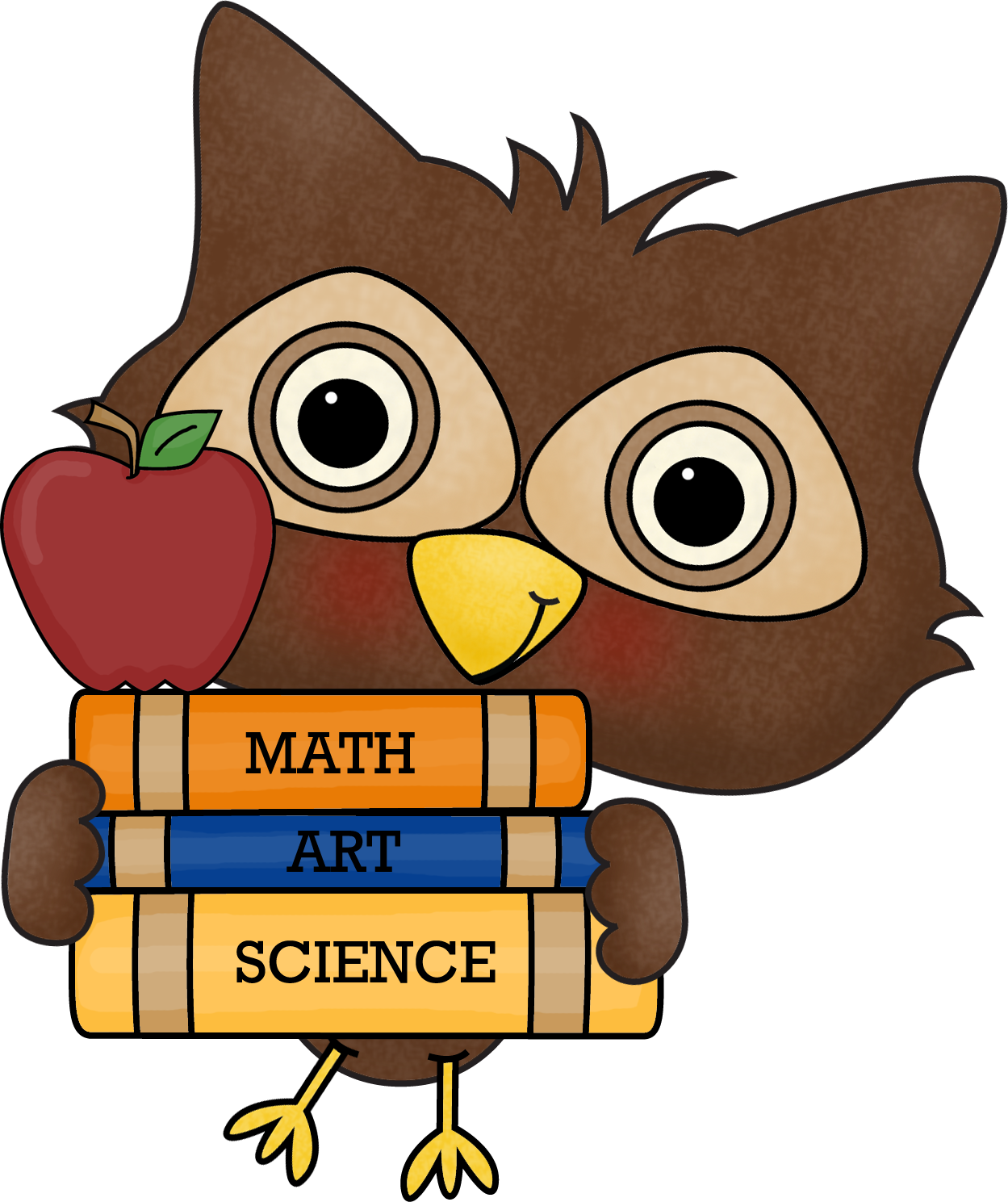 Owl Homework Clip Art - Homework Books - Full Size PNG Clipart Images ...