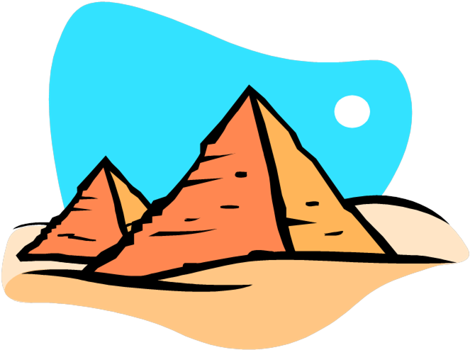 Bible Verse For This Lesson - Egyptian Pyramids - Full Size PNG Clipart ...