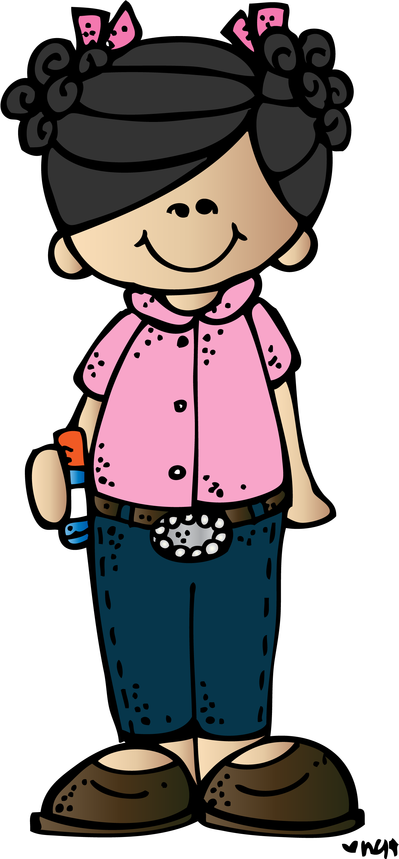 Melonheadz Girl - (1437x3000) Png Clipart Download