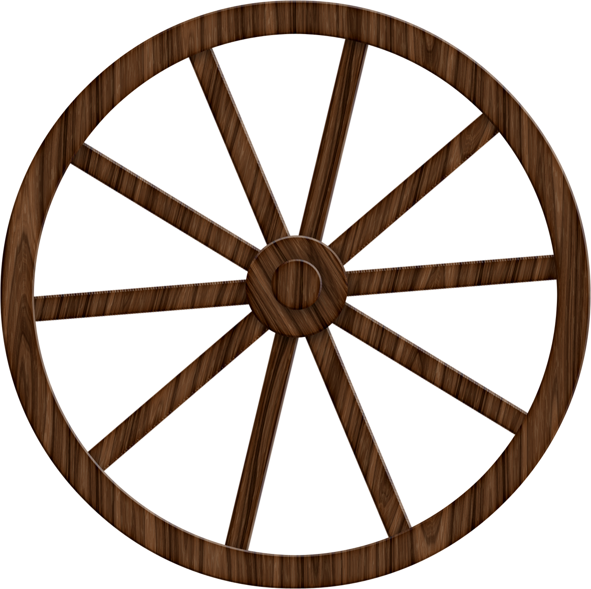 Clip Art - Wagon Wheel Clip Art - (1162x1158) Png Clipart Download