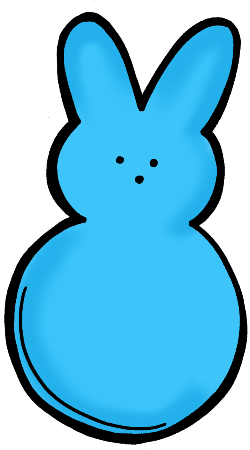 Blue Peeps Clip - Peeps Clip Art - (957x1600) Png Clipart Download