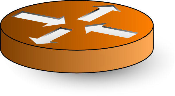 Router Clip Art At Clker - Cisco Router Symbol - (600x330) Png Clipart ...