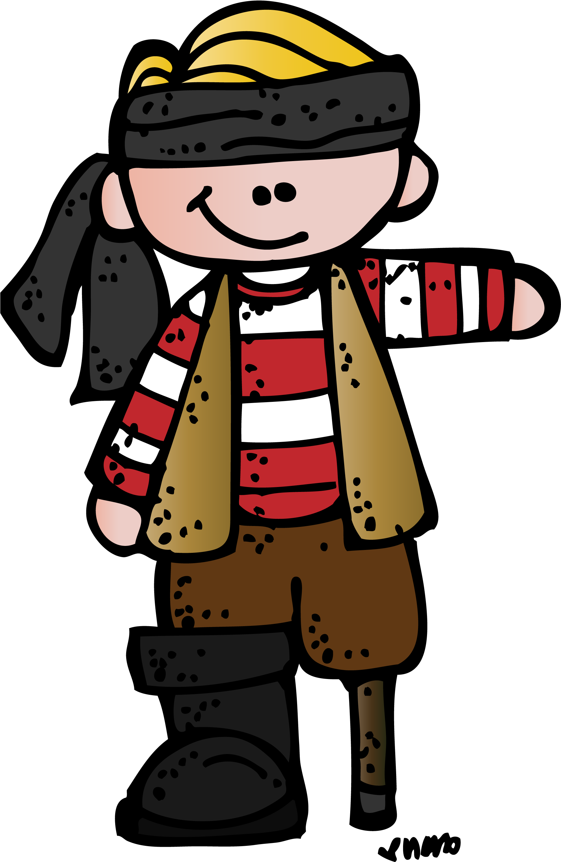 Boy 1 P2 C Melonheadz 13 Colored - Melonheadz Piratas - (1972x3000) Png ...