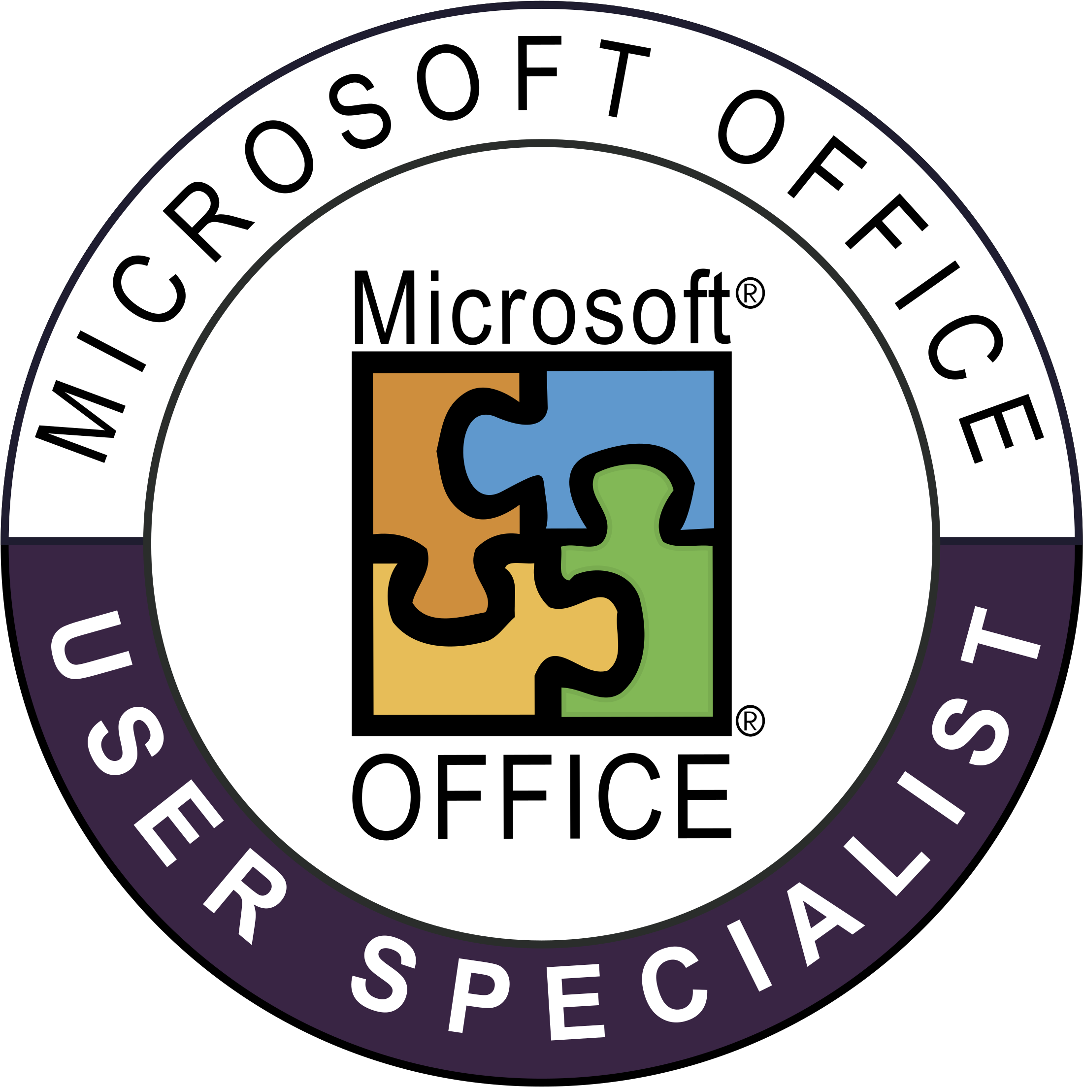 Microsoft Office User Specialist Logo Png Transparent - Microsoft ...