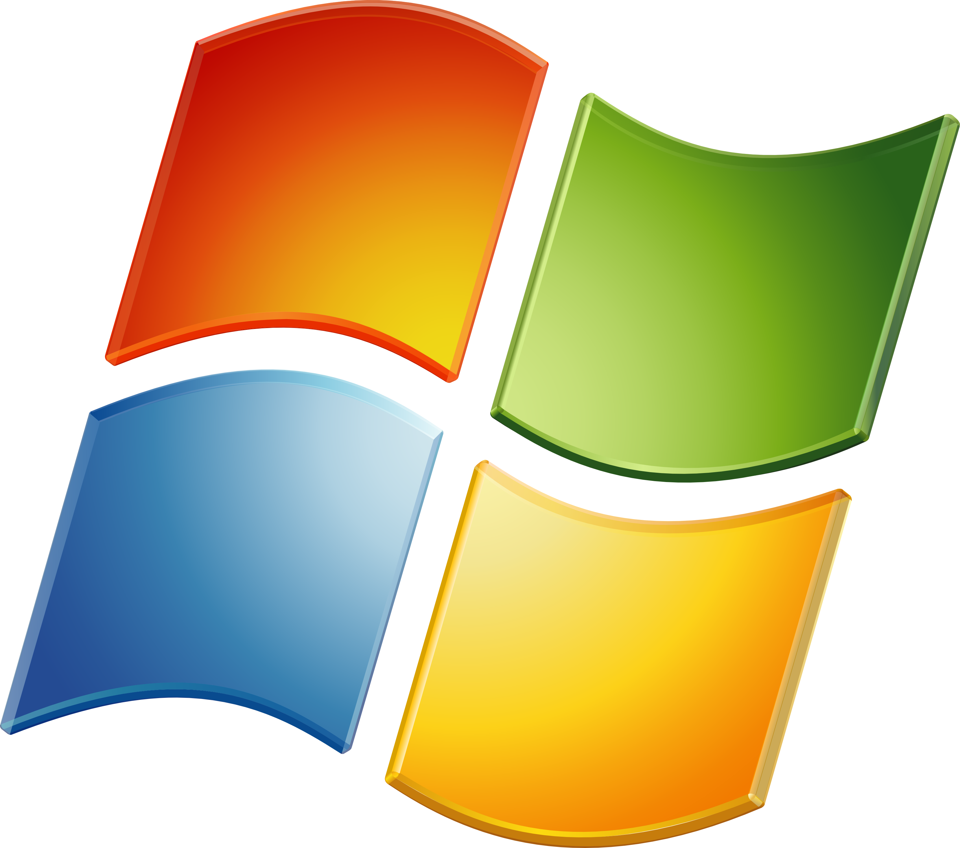 Windows 7 Logo Transparent - (3319x2931) Png Clipart Download