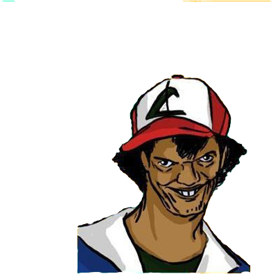 Posted Image - Black Ash Ketchum Meme - (500x500) Png Clipart Download