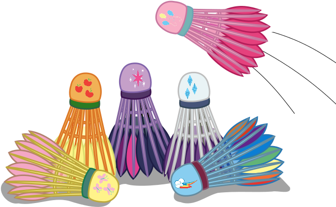 Rainbow Dash Badminton Shuttlecock Sport Clip Art - Rainbow Dash ...