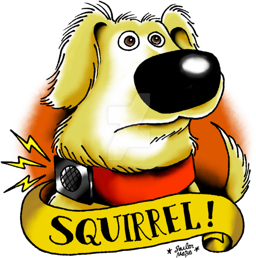 Dug By Supercheyne - Tattoo Dug Pixar - Full Size PNG Clipart Images ...