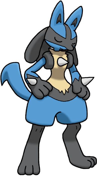 Pokemon Lucario - Lucario - (596x719) Png Clipart Download