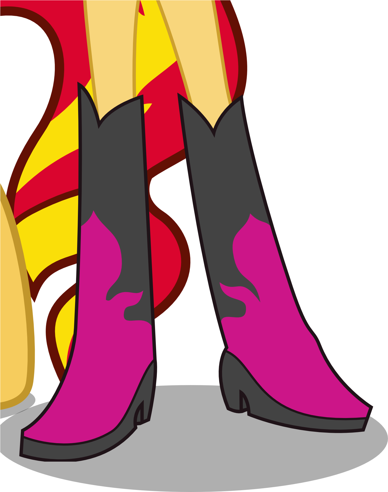 Sunset Shimmer's Boots 18 - Sunset Shimmer Equestria Girls Png 2 - Full ...