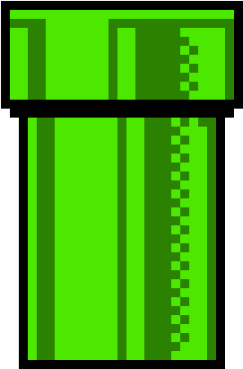 Pipe Clipart Pixel Art - Illustration - (400x510) Png Clipart Download