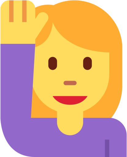 Twitter - Discord Girl Emoji - (512x512) Png Clipart Download