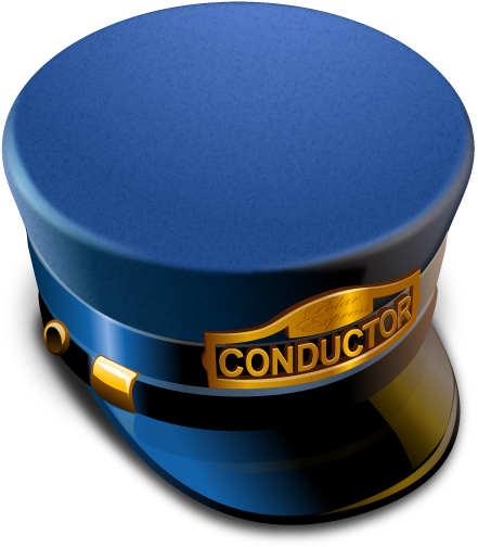 Polar Express Conductor Hat - (640x640) Png Clipart Download
