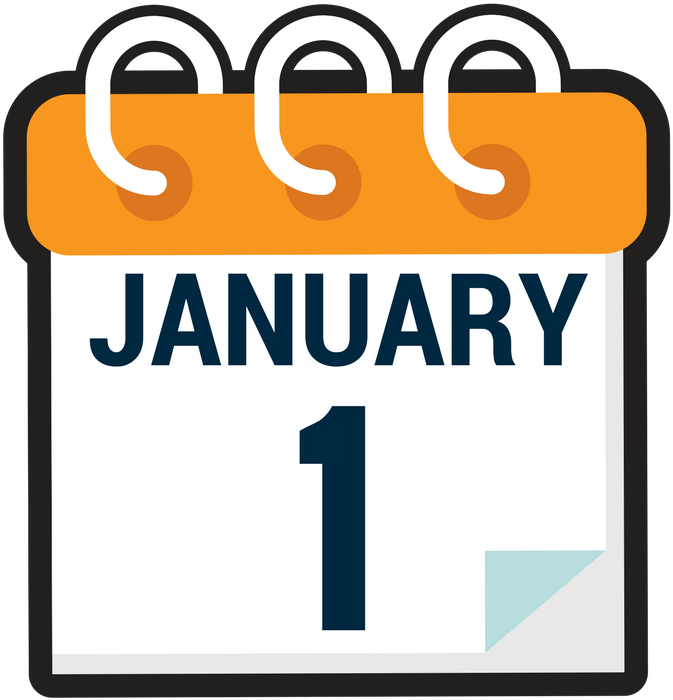 Orange January 1, 2018 Calendar Icon - Should Australia Day Be Changed ...