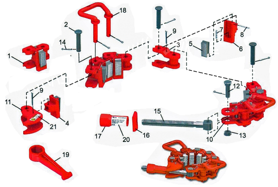 Model - Drill Collar Safety Clamp - (562x390) Png Clipart Download