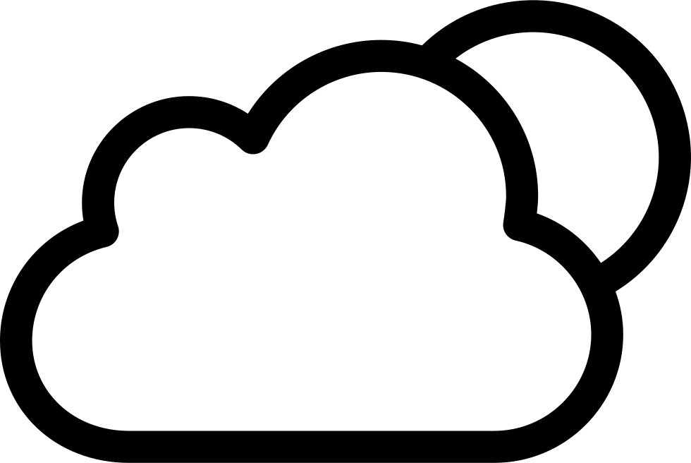 Png File Svg - Cloudy Symbol - (980x656) Png Clipart Download