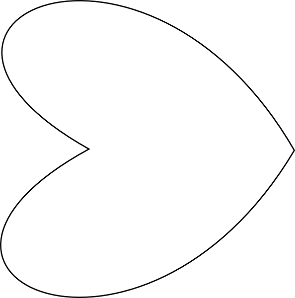 Sideways Heart - (594x600) Png Clipart Download