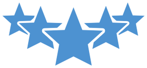 Good Uber Rating - Five Stars Icon Png - (507x237) Png Clipart Download