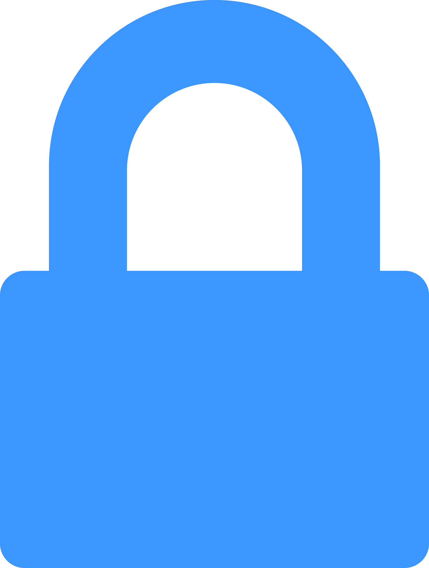Complete Data Privacy - Lock Icon Png Blue - (1638x2165) Png Clipart ...