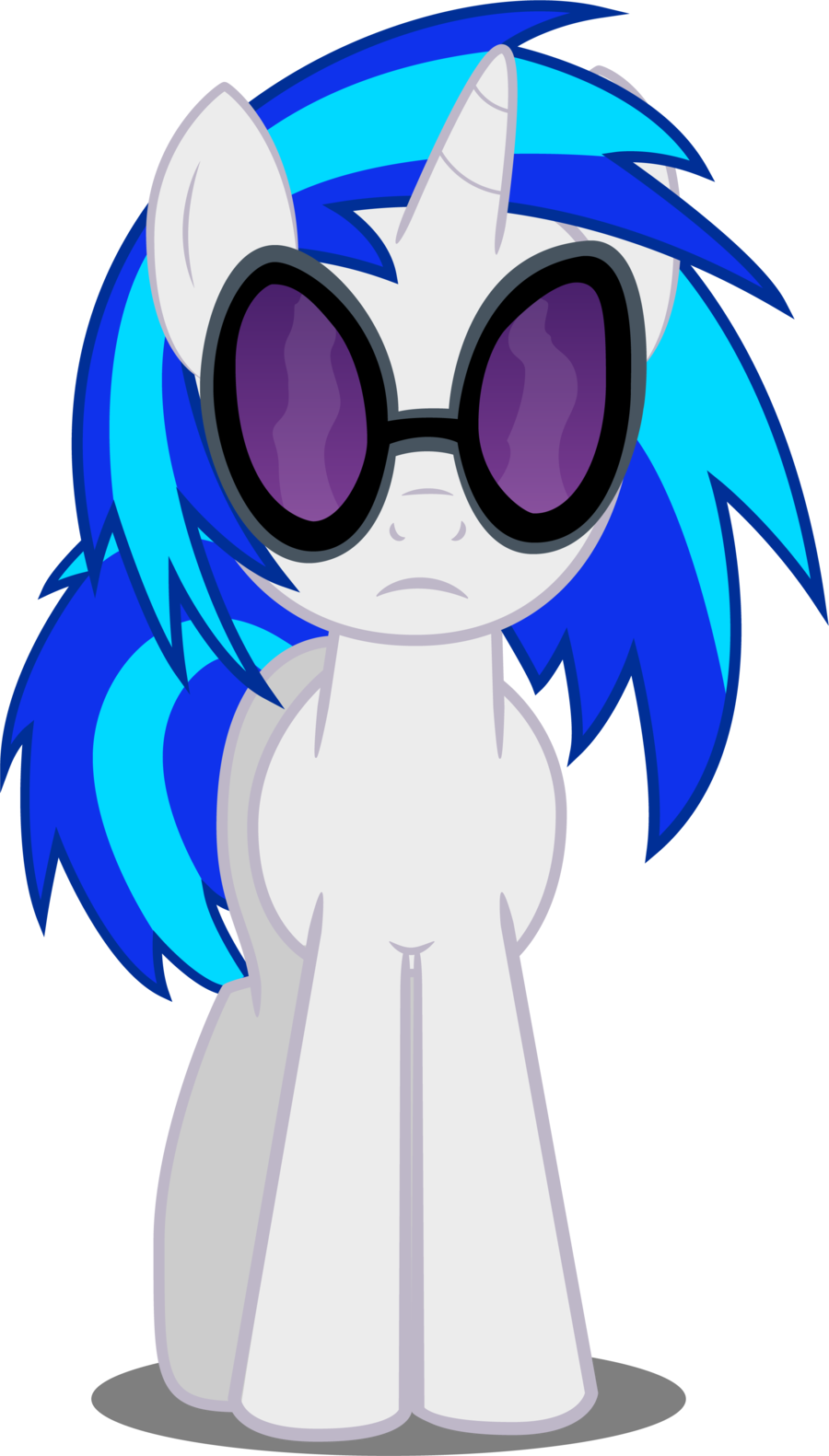 Vectors Of Vinyl Scratch On - Mlp Vinyl Scratch Front - (900x1581) Png ...