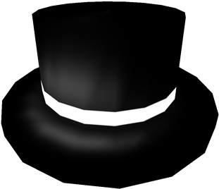 Top Hat Clipart Classy - Blue Banded Top Hat Roblox - (420x420) Png ...